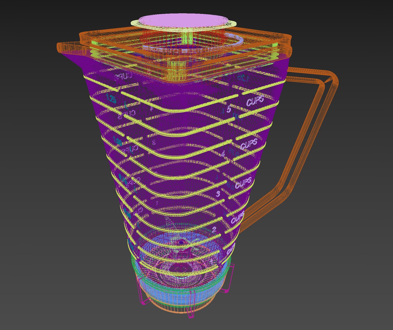 3D Vintage Blender Pitcher Jar - TurboSquid 1636208