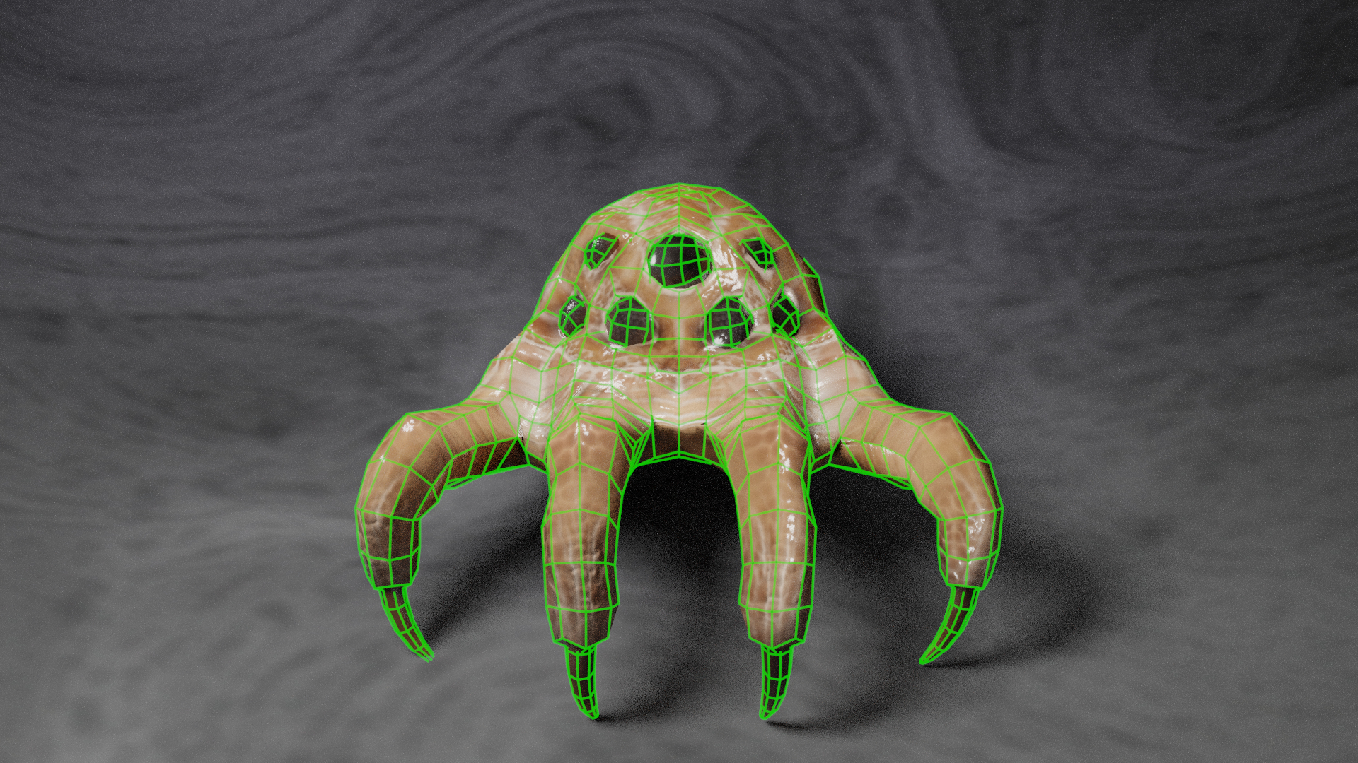 3D creature facehugger headcrab baneling - TurboSquid 1660727
