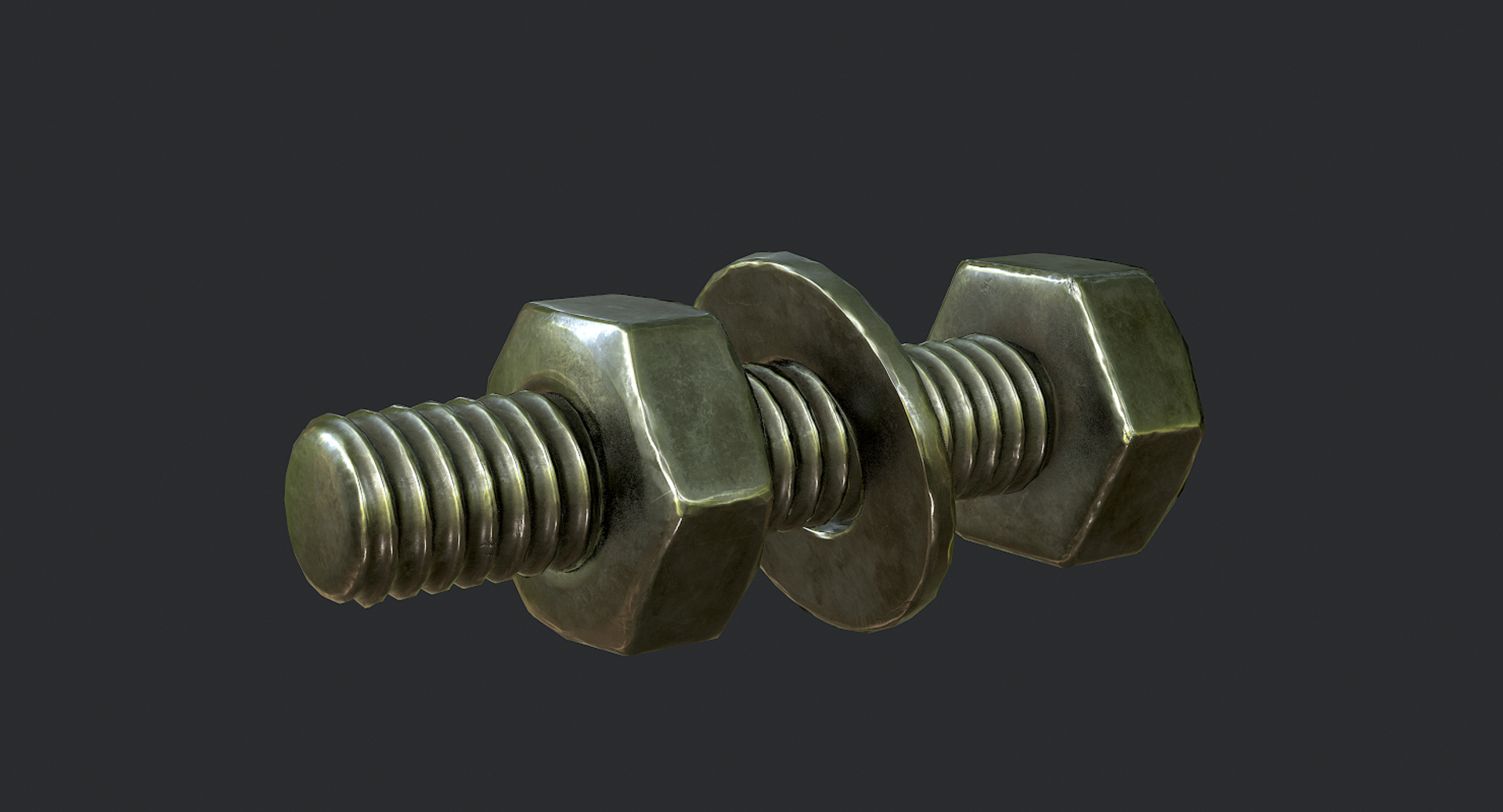 Nuts Bolts 3D Model - TurboSquid 1321032