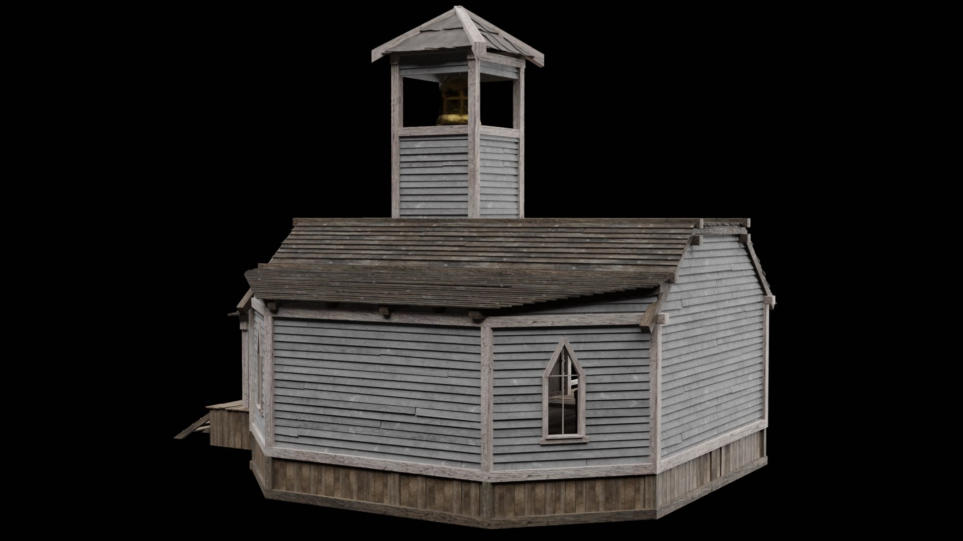 WILD WEST WESTERN CHURCH CHAPEL CATHEDRAL TEMPLE COLLECTION 3D ...