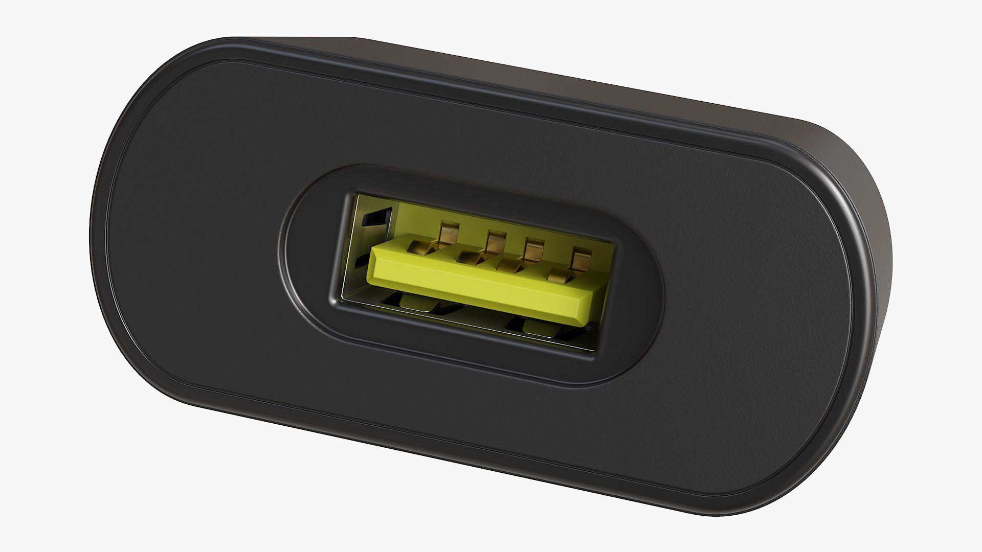 3 USB Power Adapters EU Black 3D Model - TurboSquid 2279015