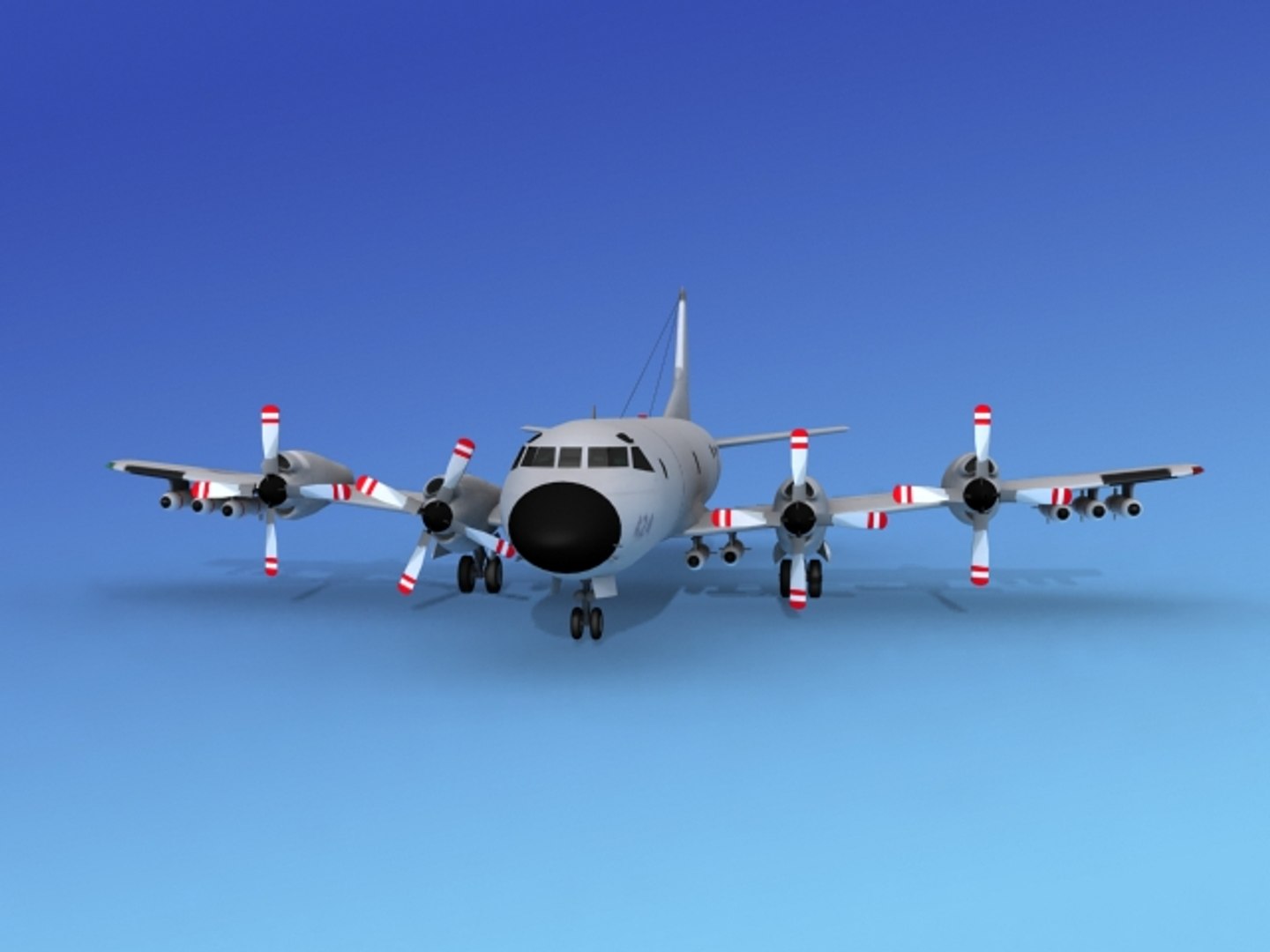 3d Orion Aircraft Lockheed P-3 Model