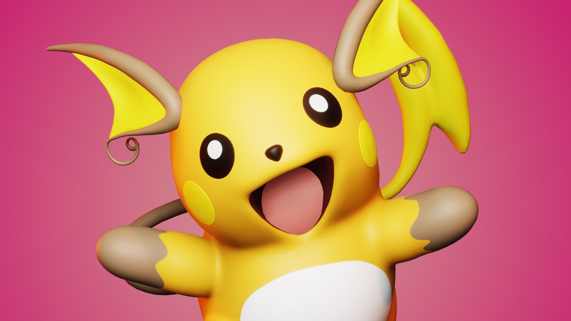 3D Raichu - TurboSquid 2180658