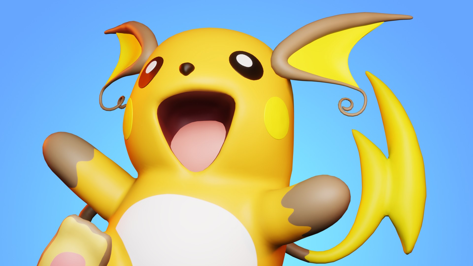 3D Raichu - TurboSquid 2180658