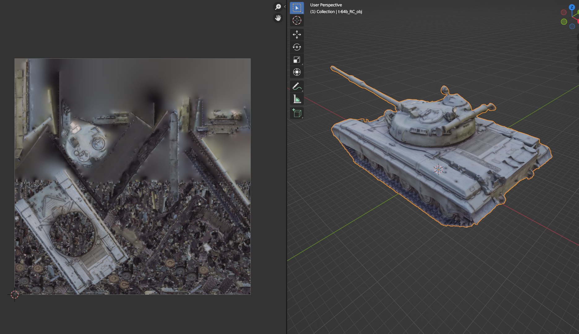 T-64b 3d Raw Scan Model - TurboSquid 2266530