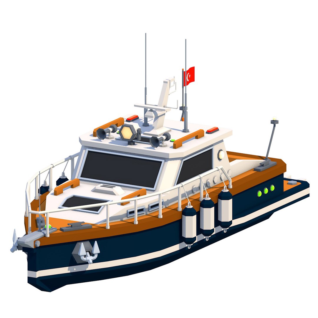 3D Model Cartoon BOAT 01 - TurboSquid 2518848