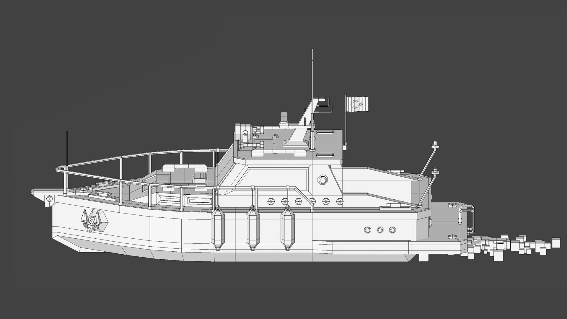 3D Model Cartoon BOAT 01 - TurboSquid 2518848