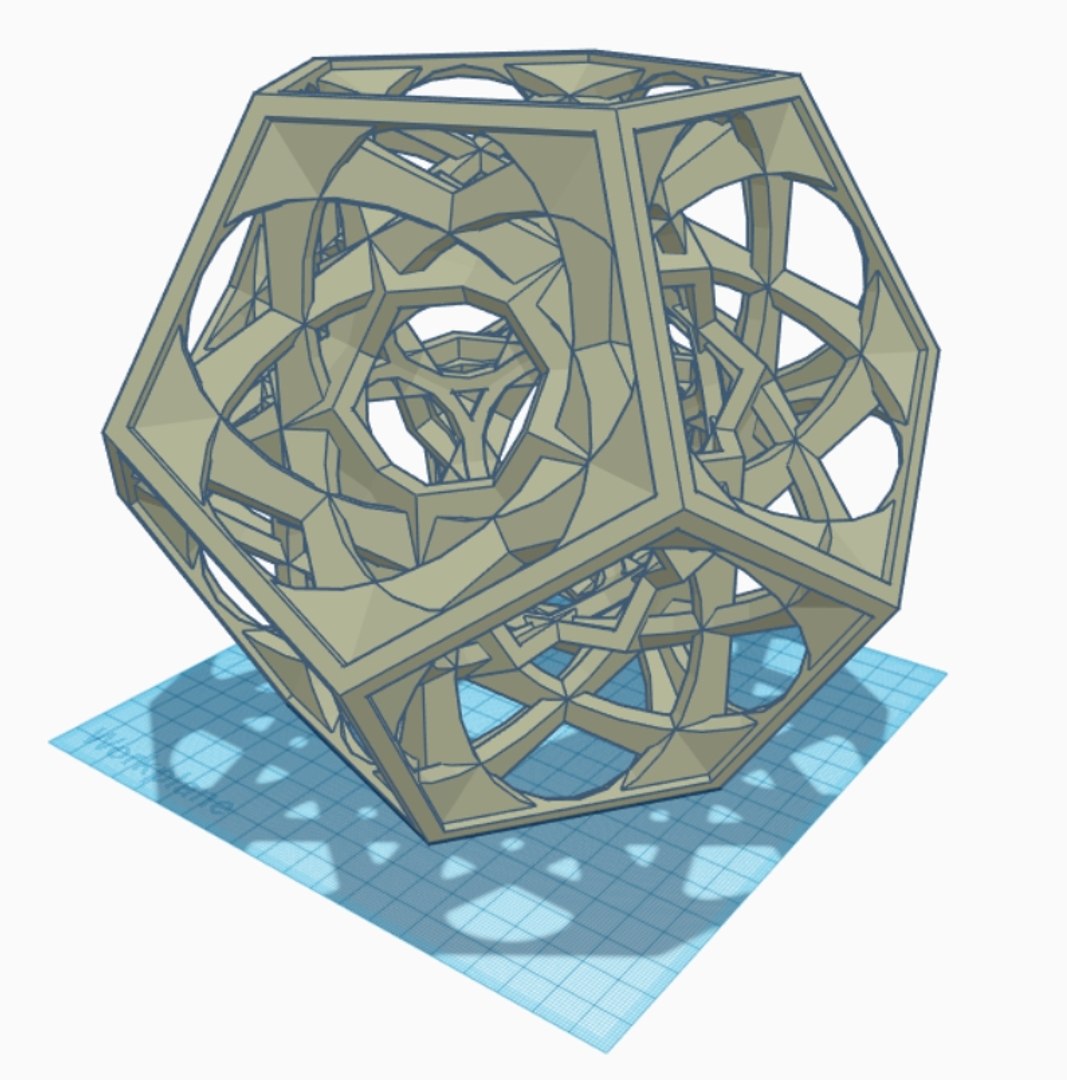 3D Dodecahedron Sculpture Art Model - TurboSquid 1460976