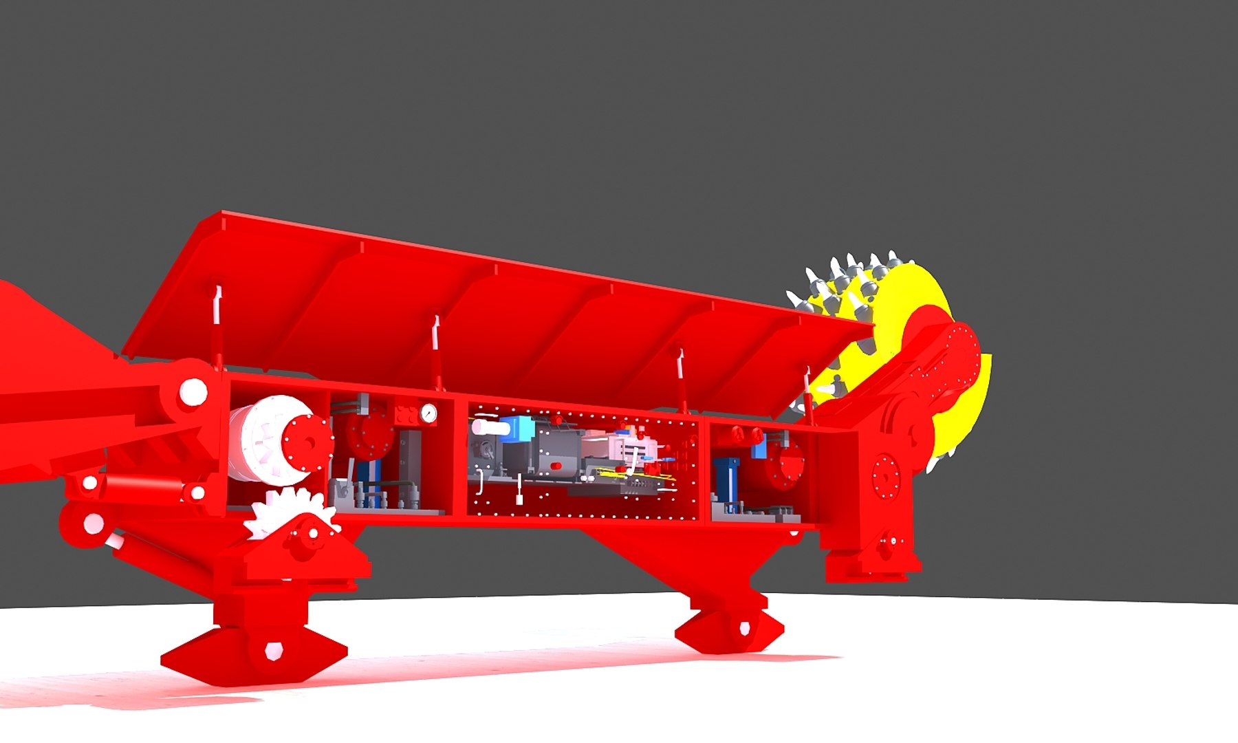 3D Coal Mining Machine Model - TurboSquid 1302807