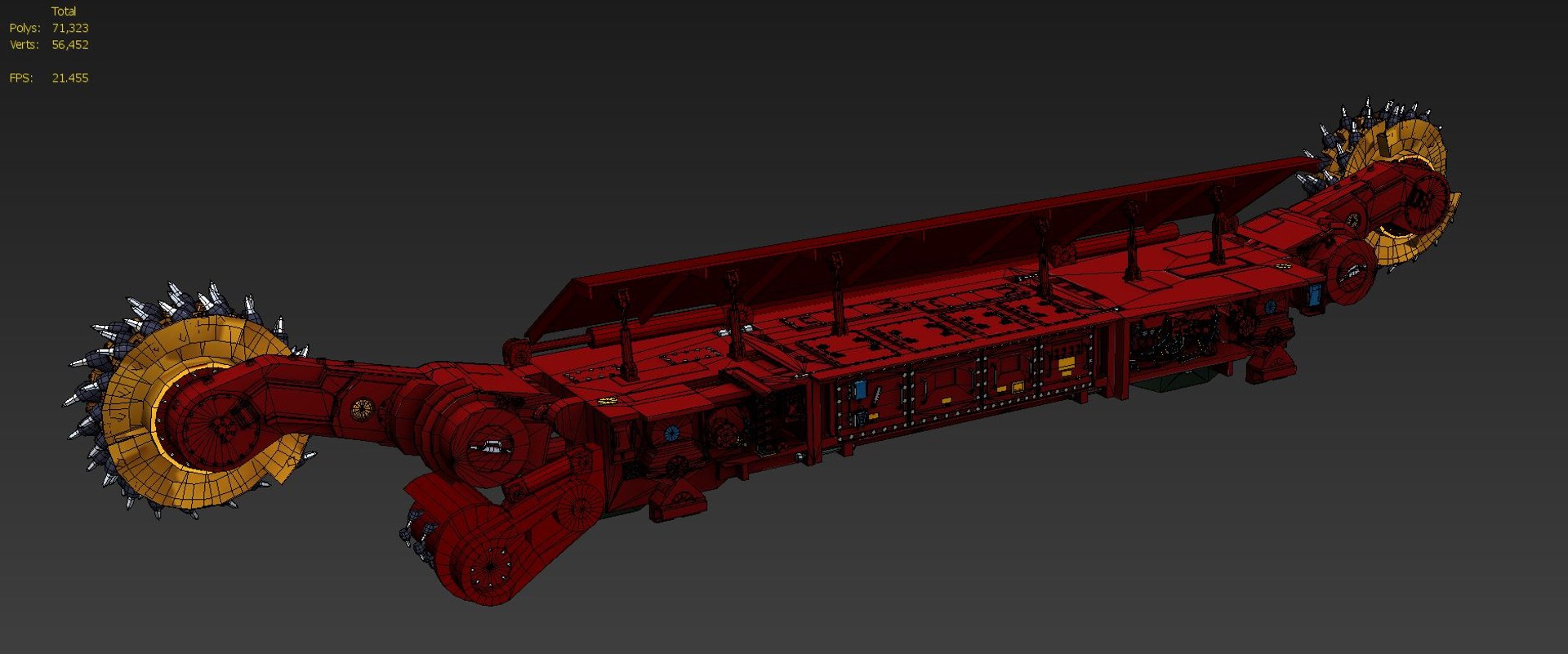 3D Coal Mining Machine Model - TurboSquid 1302807