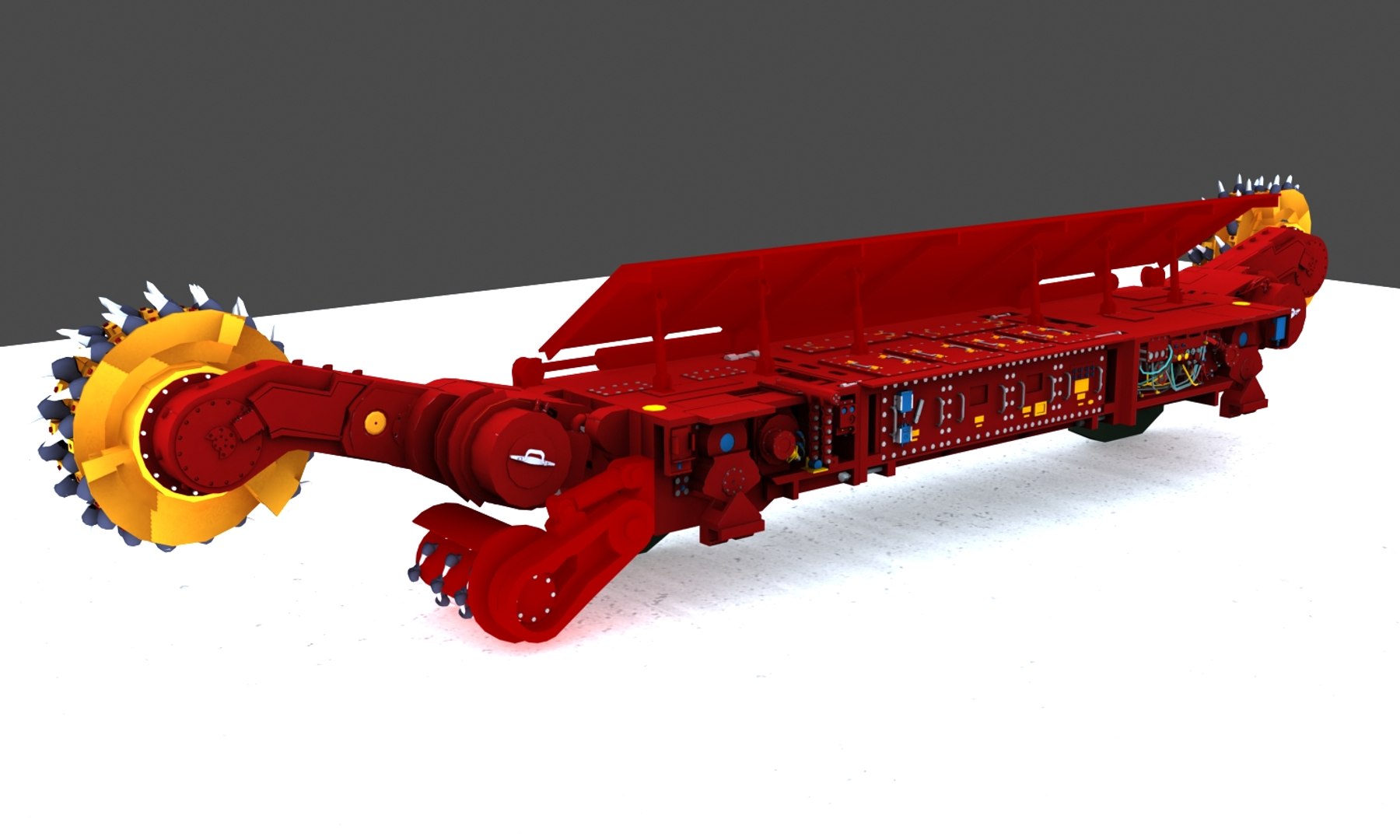 3D Coal Mining Machine Model - TurboSquid 1302807