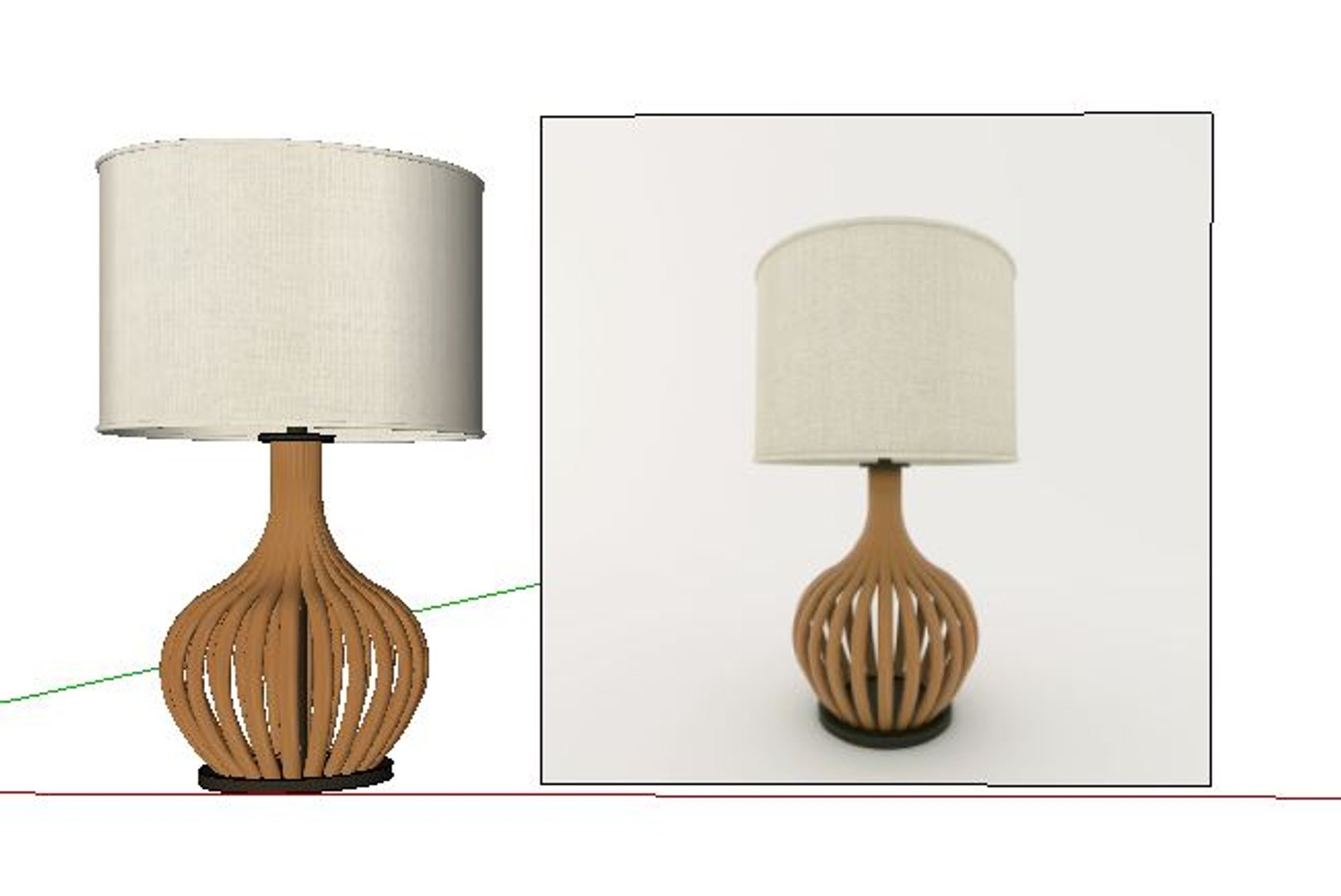 Table lamp 3D model - TurboSquid 1345978