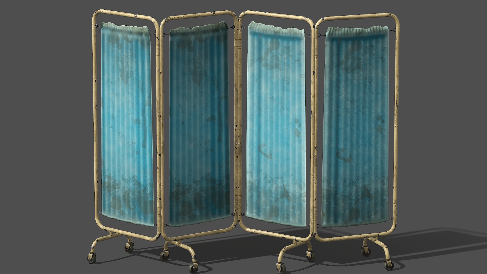 Ld Modular Medical Privacy Screen - PBR Game Ready Model - TurboSquid ...