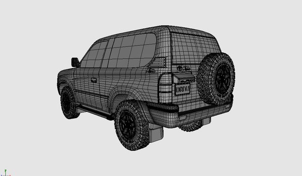 3D toyota land cruiser serie model - TurboSquid 1312193