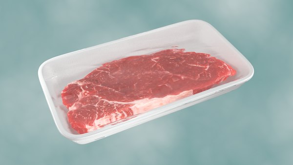 Raw Steak In Package
