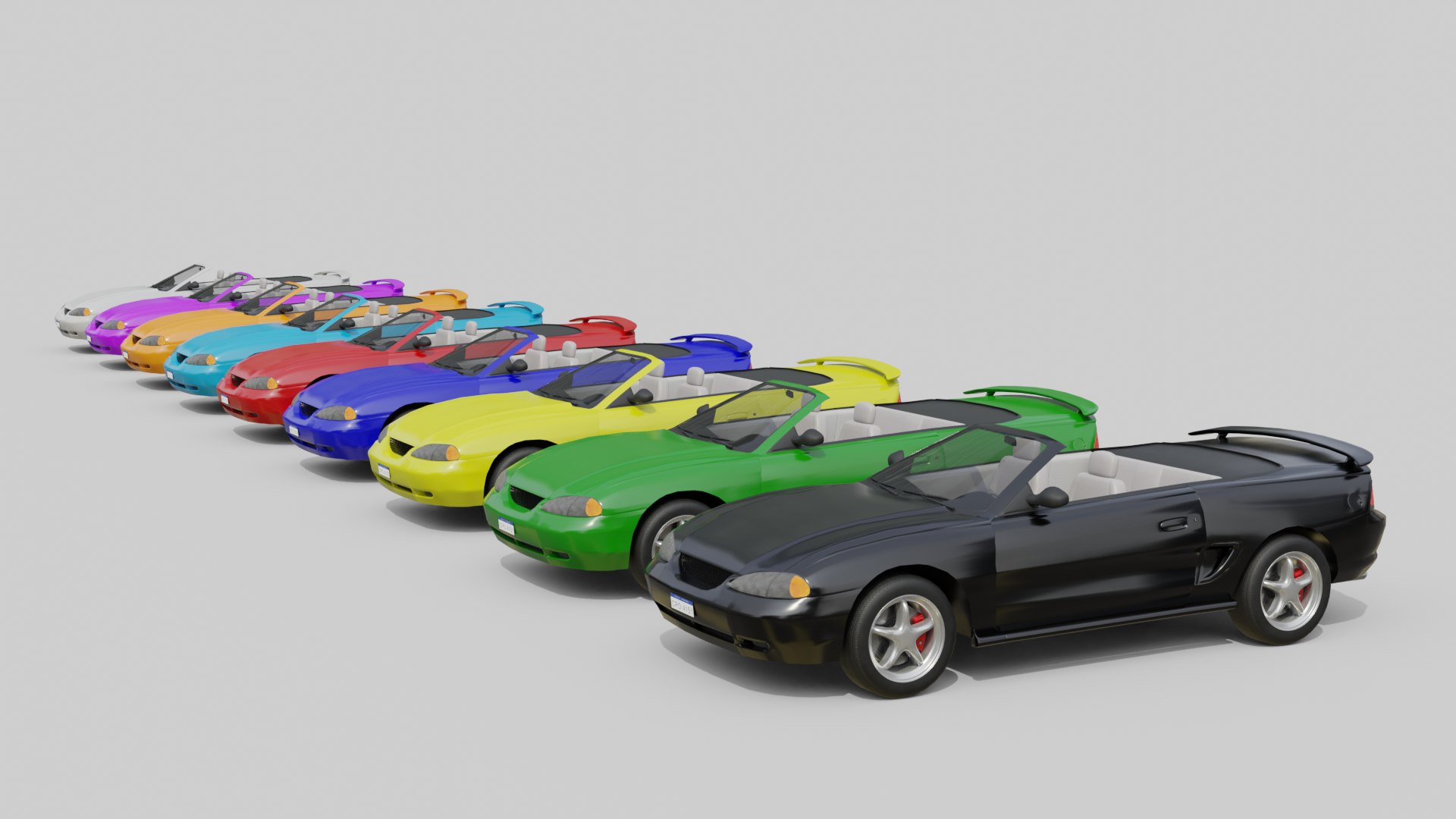 Convertible Sports Car Model - TurboSquid 2292367
