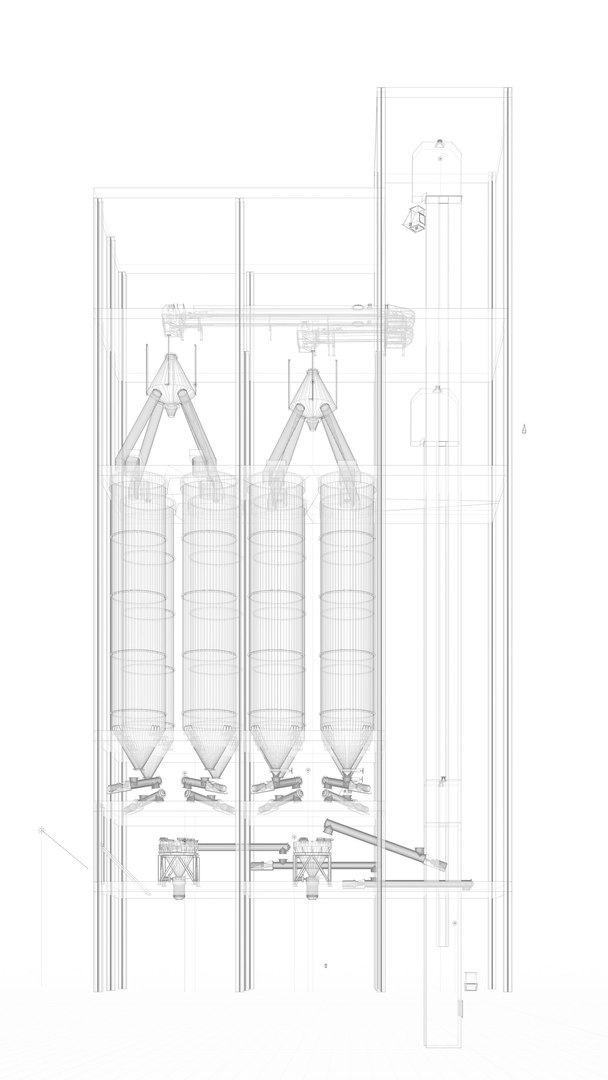 3D Model Silo Building - TurboSquid 2160248