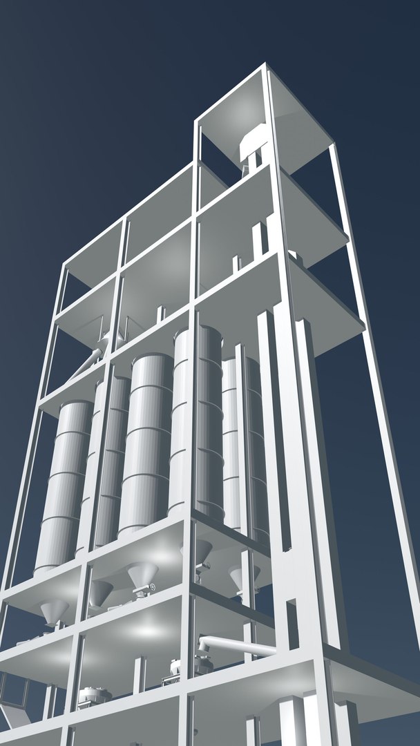3D Model Silo Building - TurboSquid 2160248