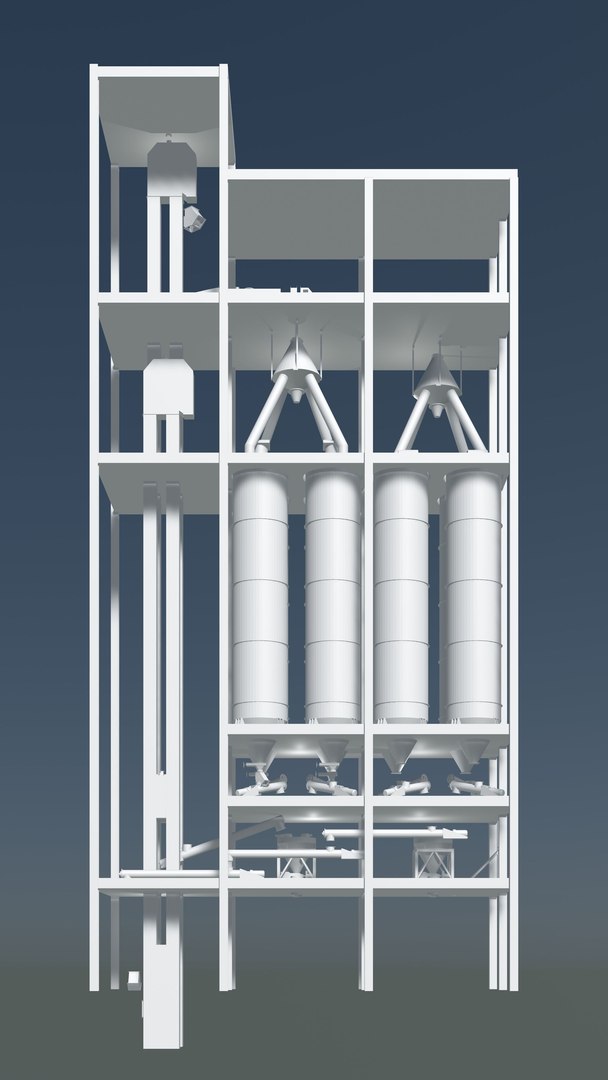 3D Model Silo Building - TurboSquid 2160248