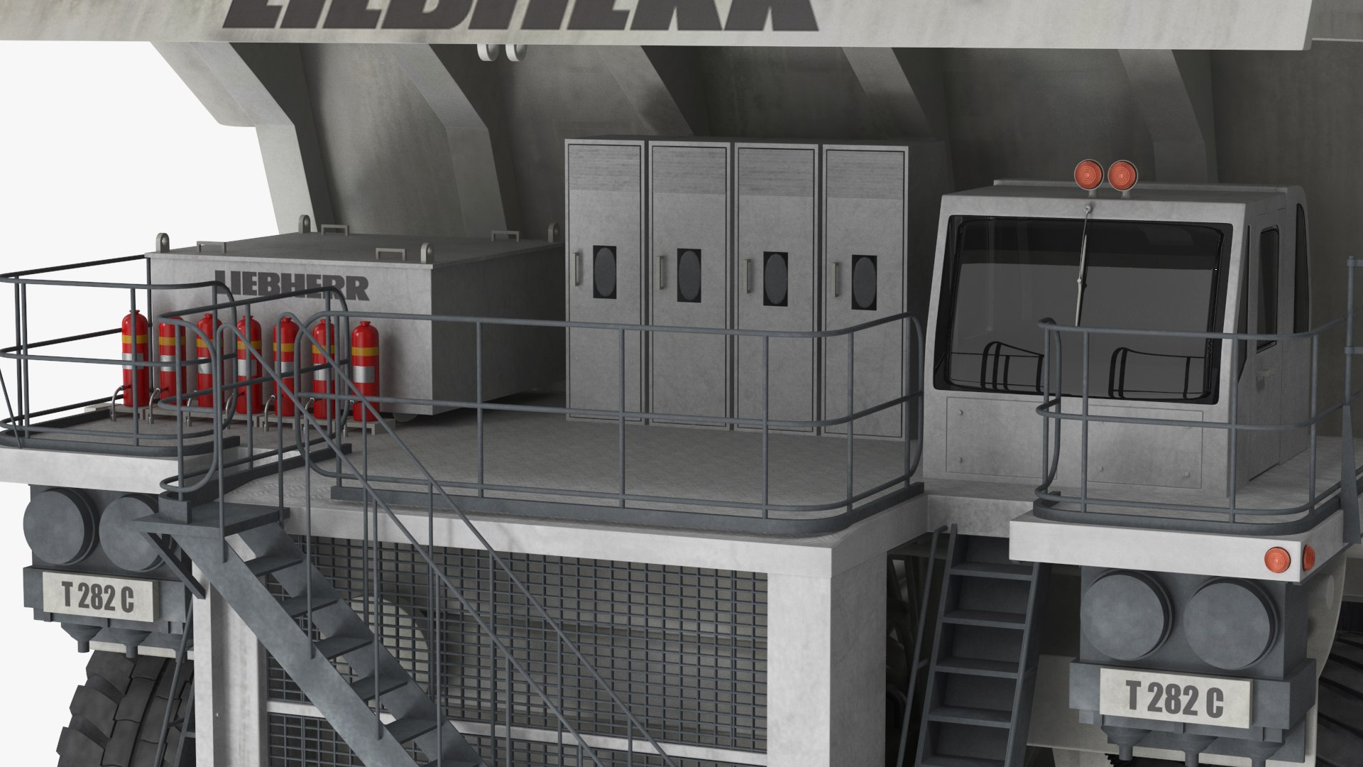 3D Mining Truck Liebherr T 282C - TurboSquid 2205379