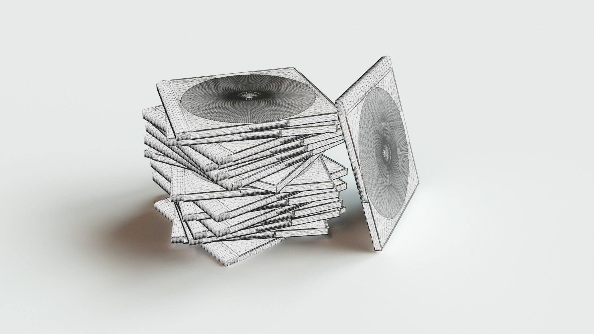 CD Stack Pile - 3D Assets 3D - TurboSquid 1839258