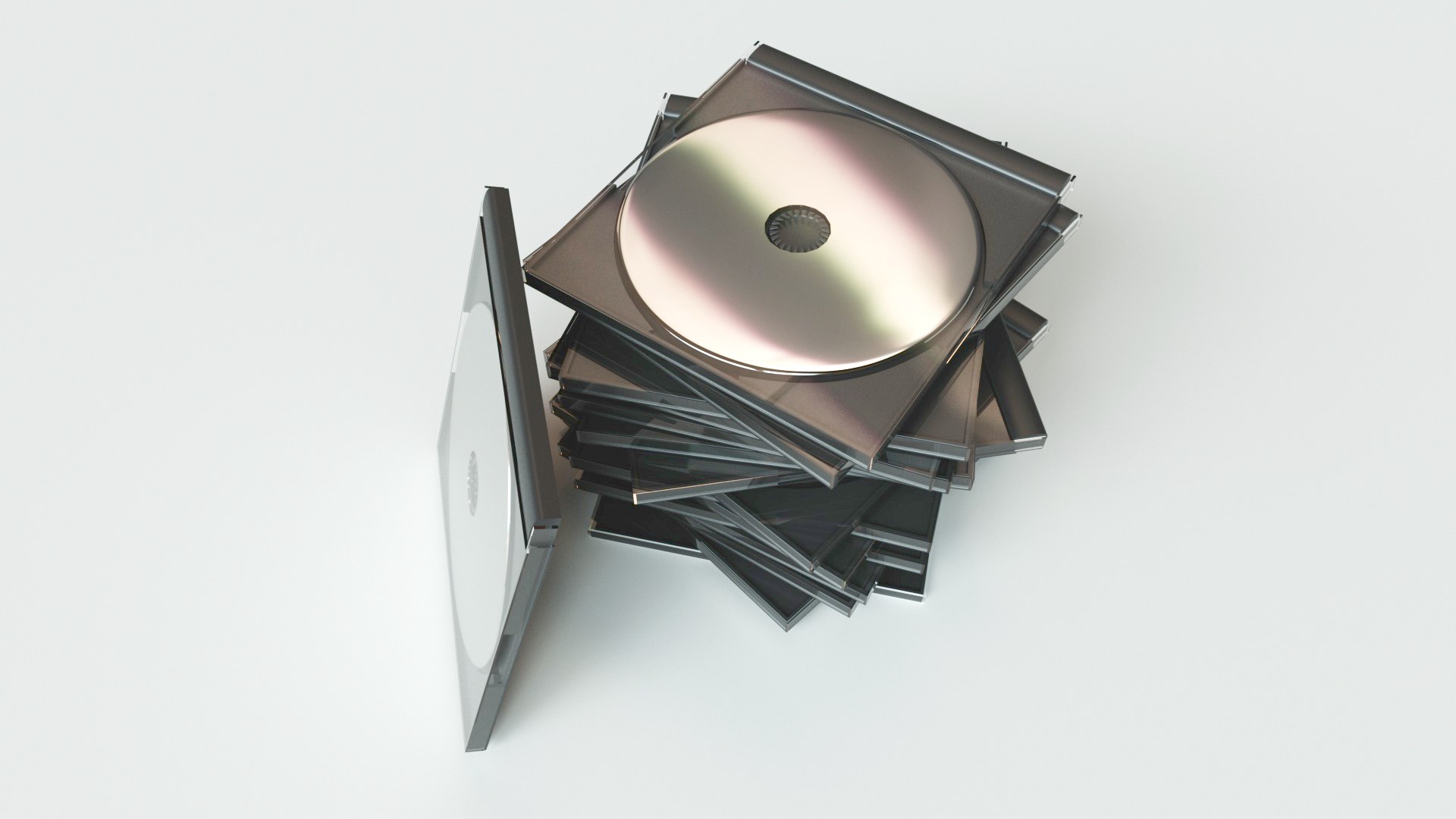 CD Stack Pile - 3D Assets 3D - TurboSquid 1839258