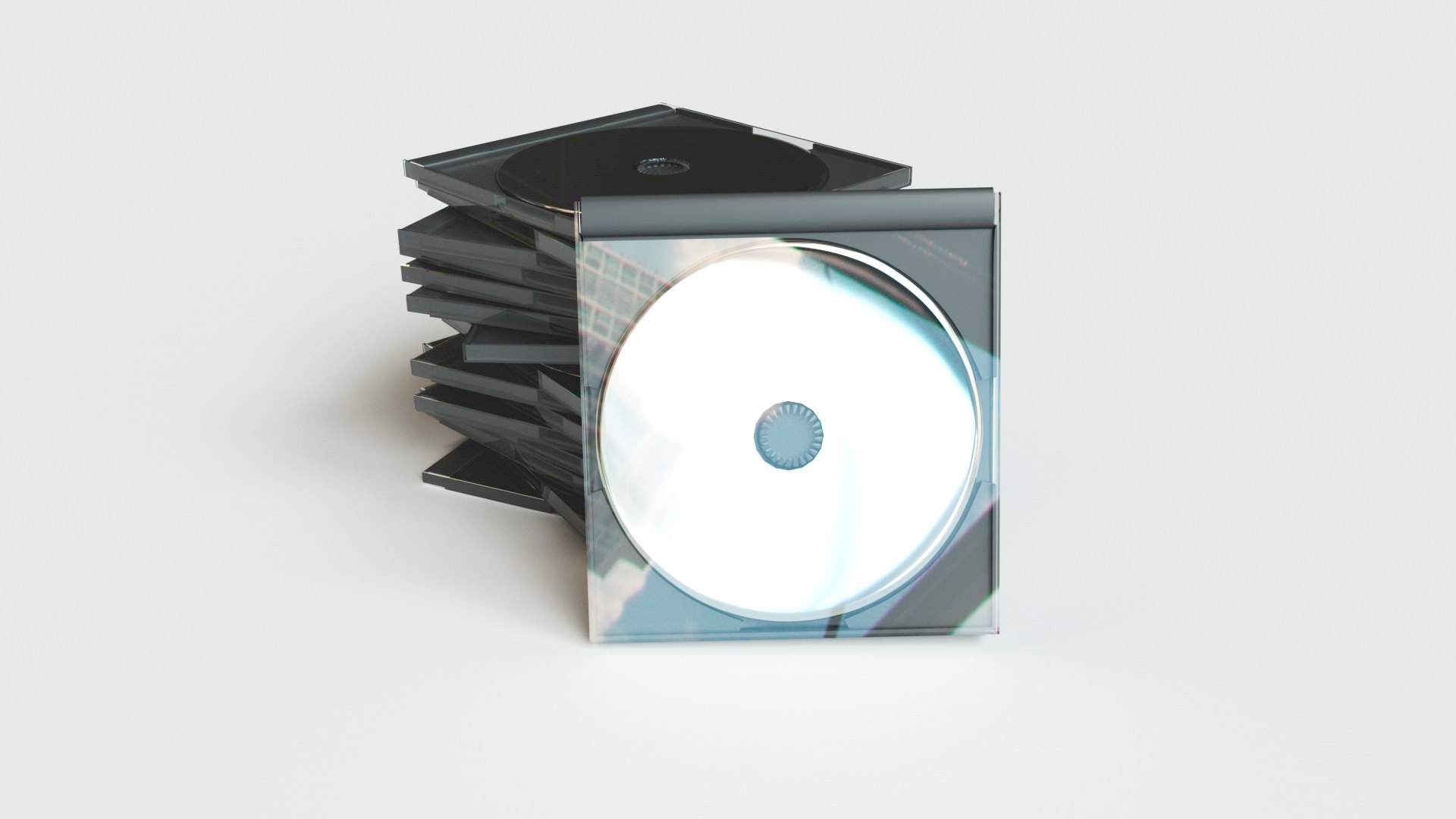 CD Stack Pile - 3D Assets 3D - TurboSquid 1839258