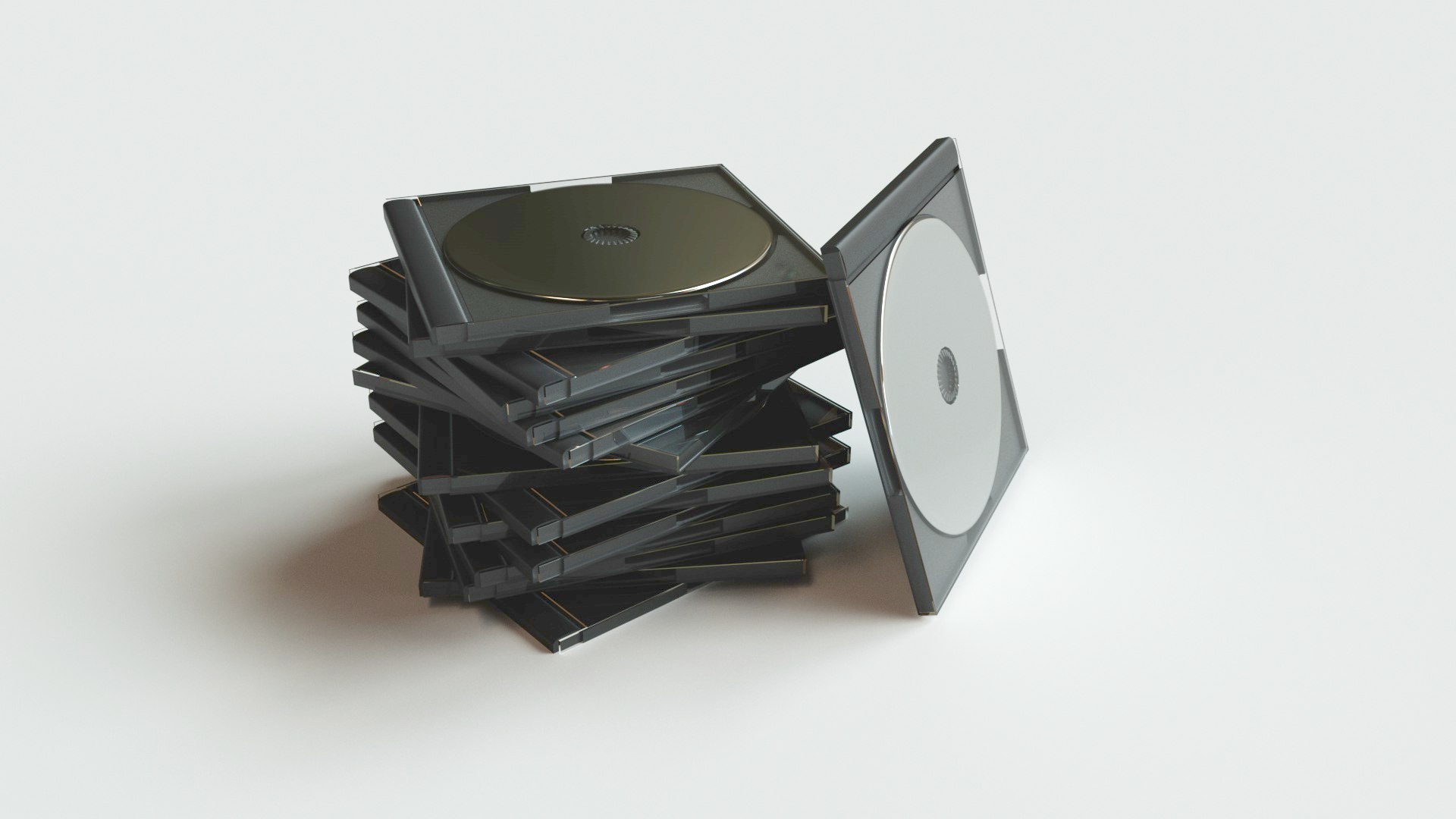 CD Stack Pile - 3D Assets 3D - TurboSquid 1839258