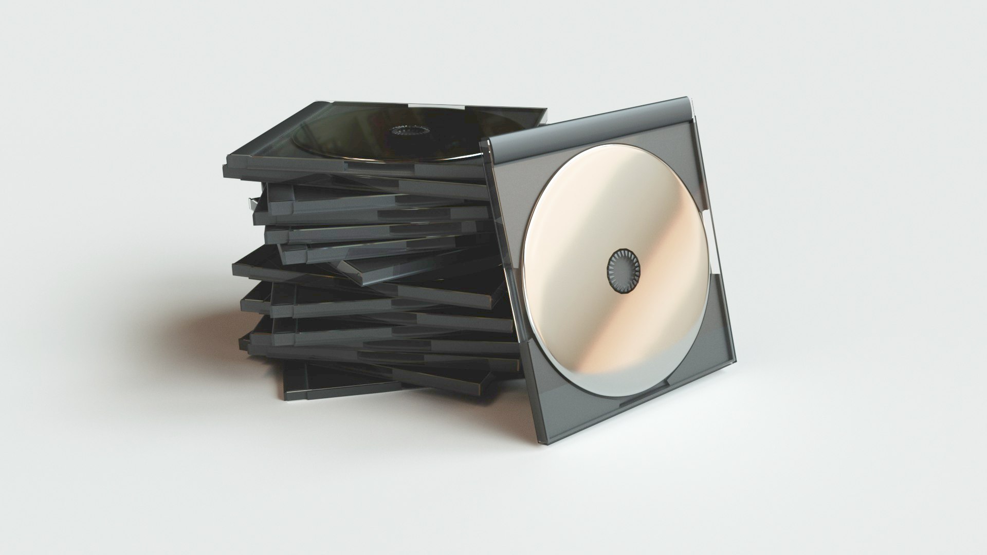 CD Stack Pile - 3D Assets 3D - TurboSquid 1839258