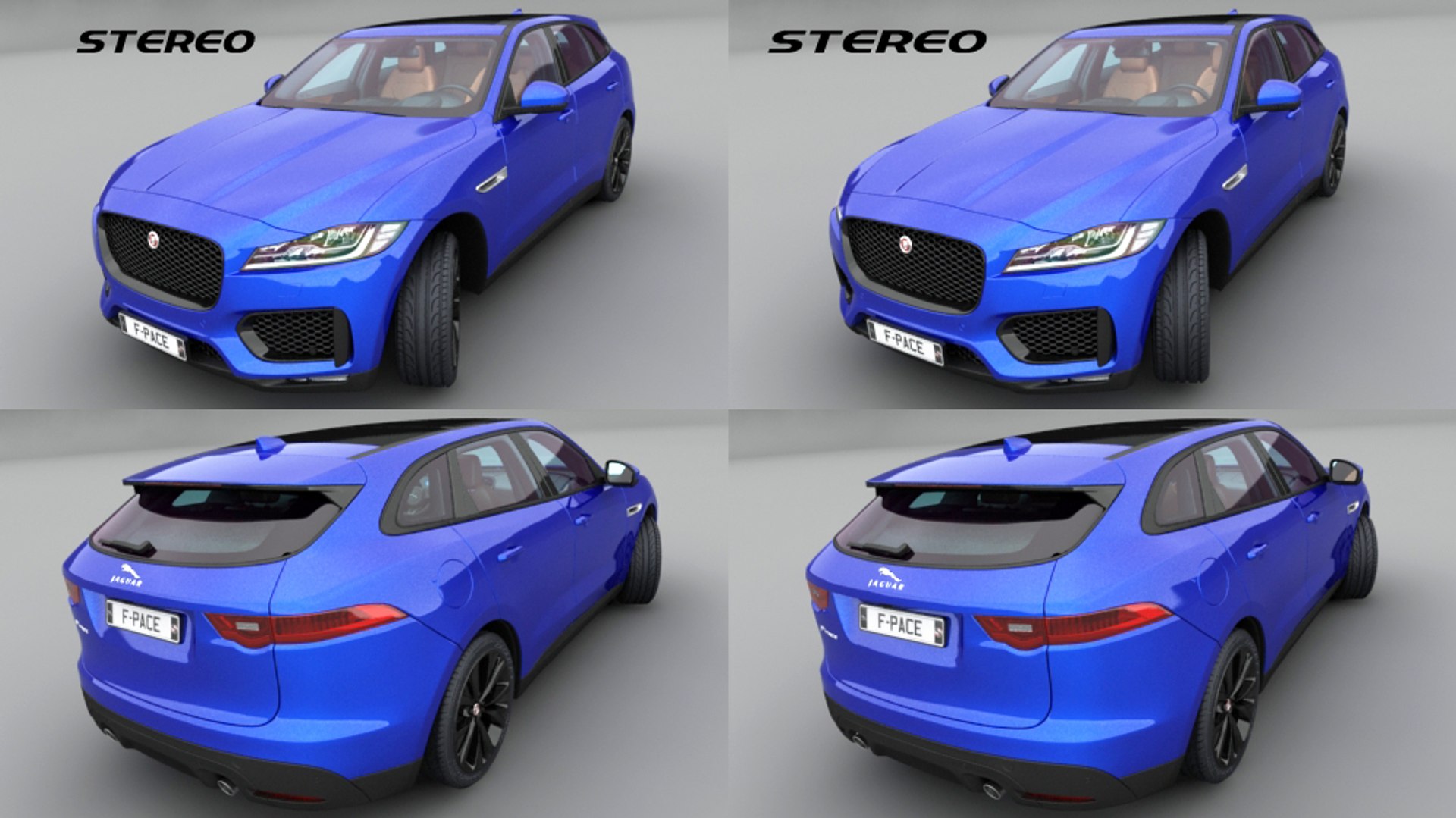 3D F-pace 2018 - TurboSquid 1247851