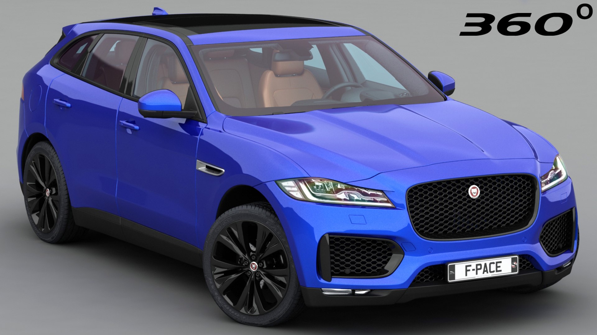 3D f-pace 2018 - TurboSquid 1247851