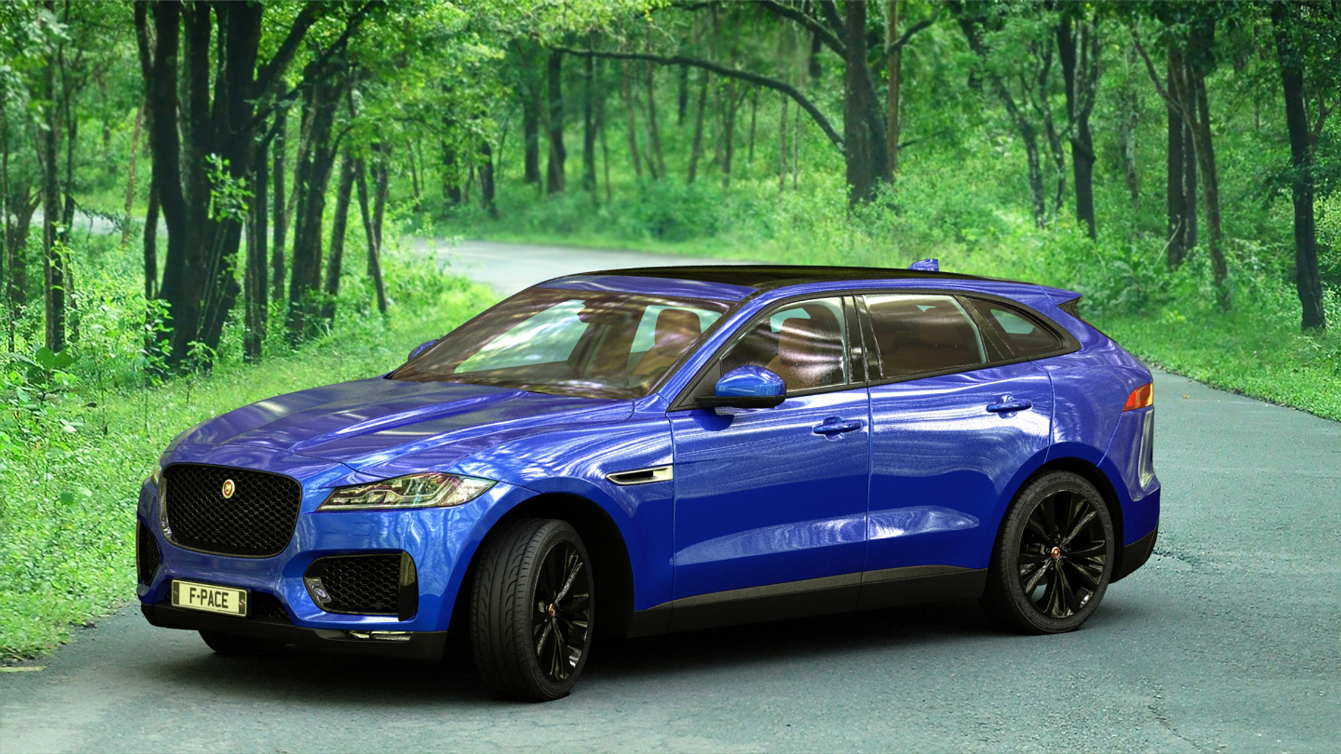 3D F-pace 2018 - TurboSquid 1247851