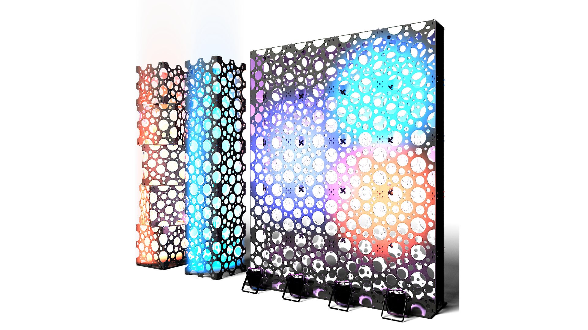 Stage Decor 2 - Modular Wall Column Model - TurboSquid 2053770