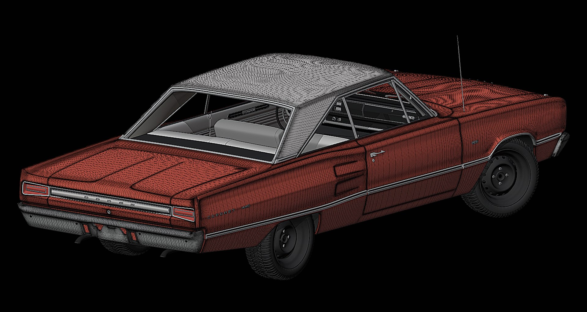 3D Model Dodge Coronet 1967 - TurboSquid 2116818