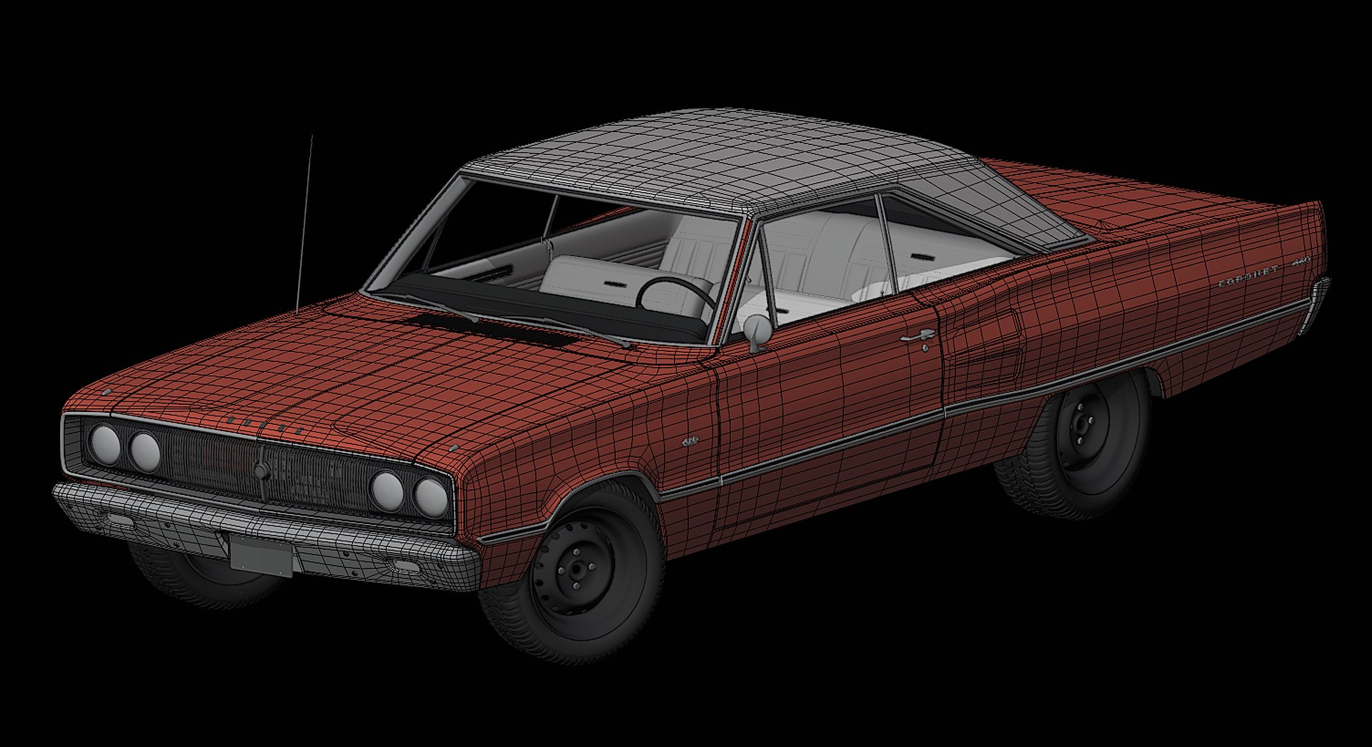 3D Model Dodge Coronet 1967 - TurboSquid 2116818