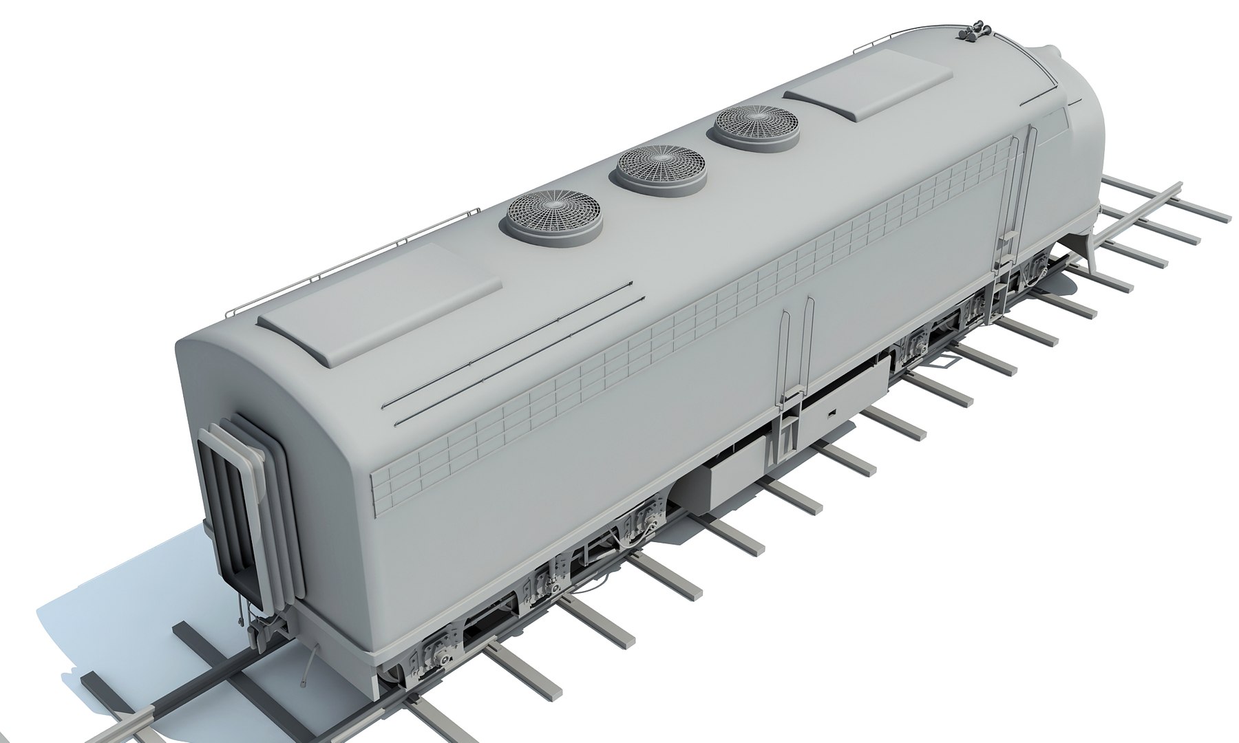 3ds Max Train Railway