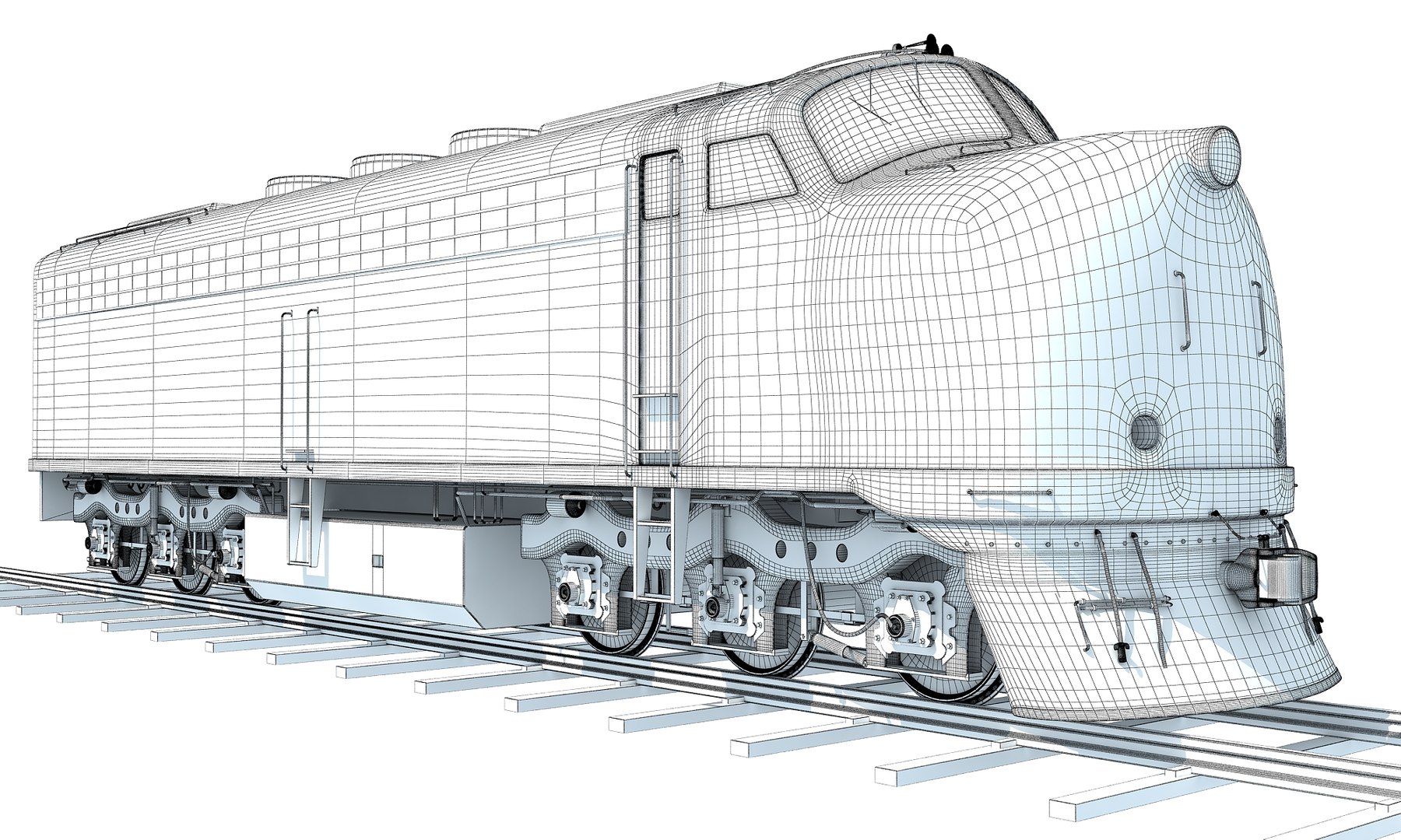 3ds Max Train Railway