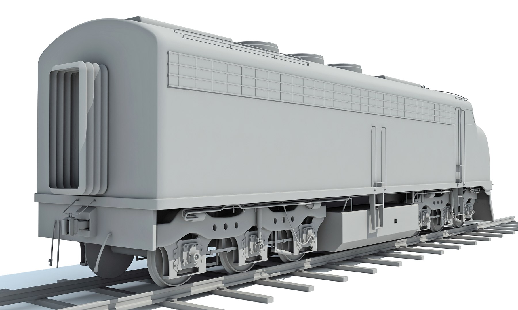 3ds Max Train Railway