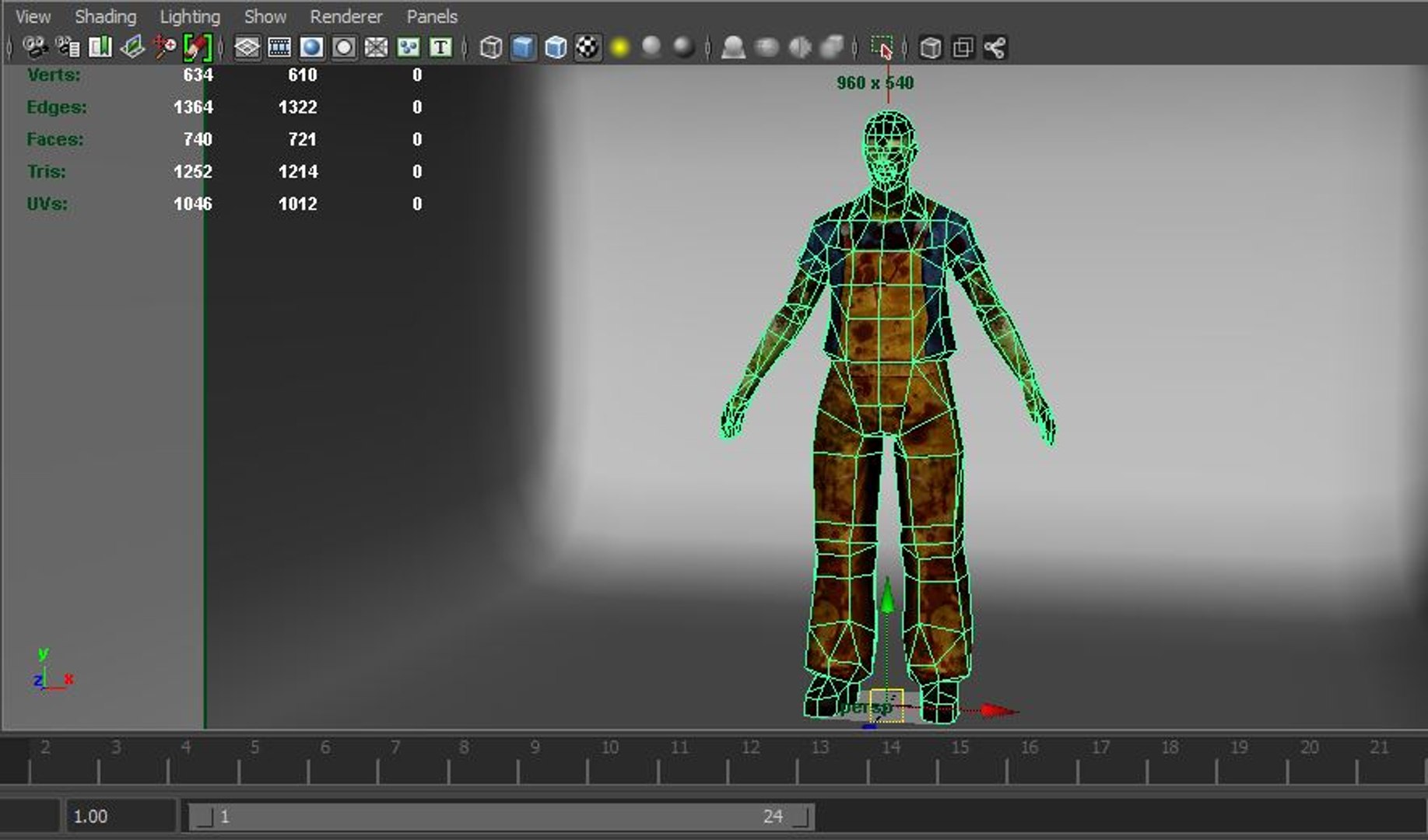 3D Zombie Worker Rigged Animation - TurboSquid 1210696