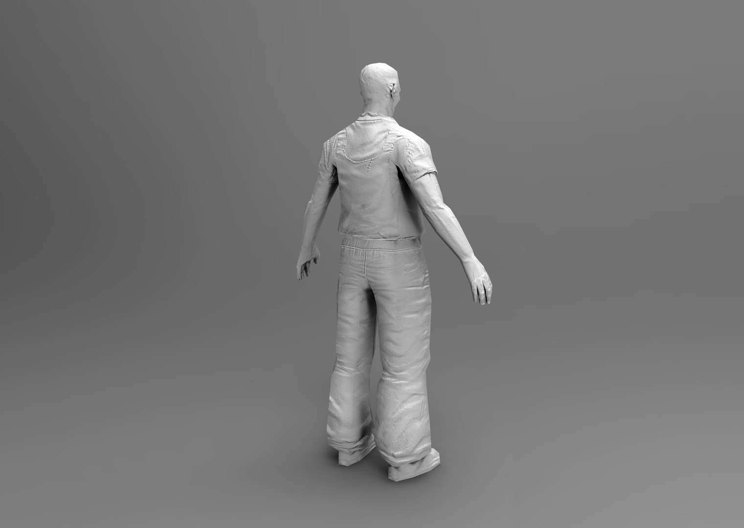 3D Zombie Worker Rigged Animation - TurboSquid 1210696