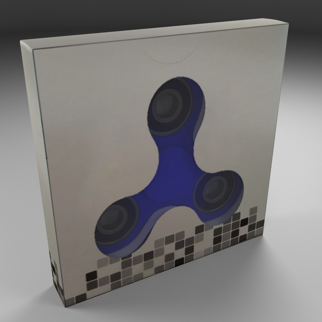 Packaged Fidget Spinner 3D - TurboSquid 1163584