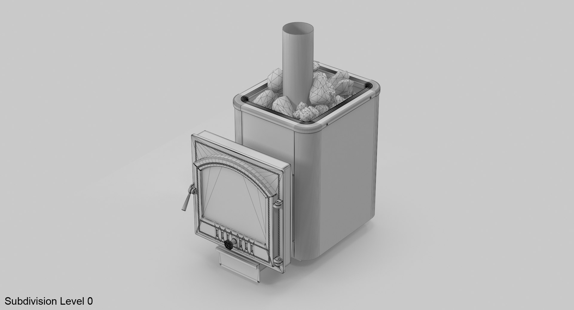 Bath Stove 3D Model - TurboSquid 1671763