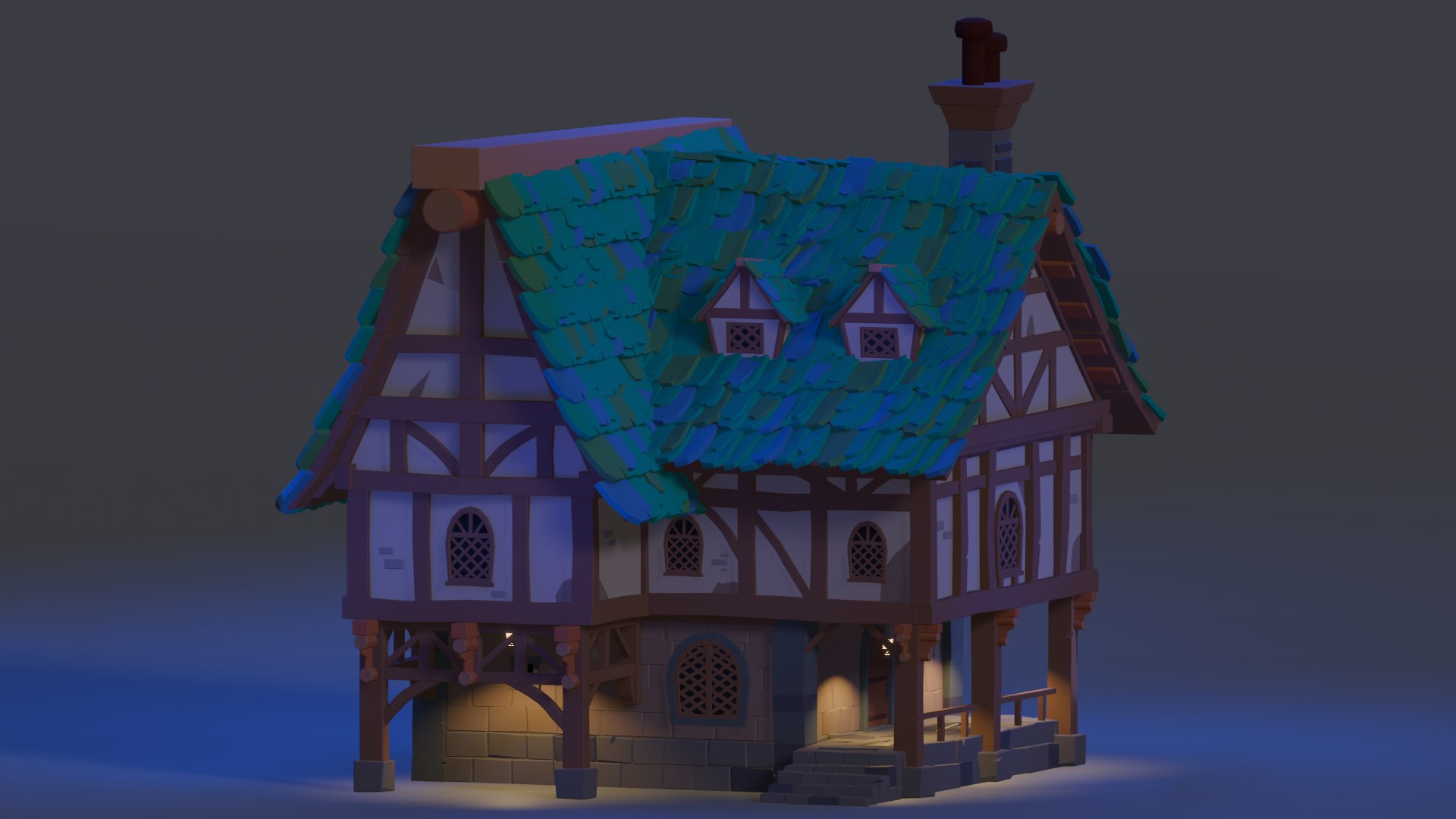 Medieval Fantasy House 3D Model - TurboSquid 2247205