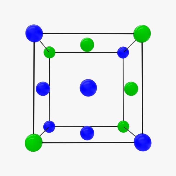 modelo 3d Estructura cristalina de argón - TurboSquid 2215776