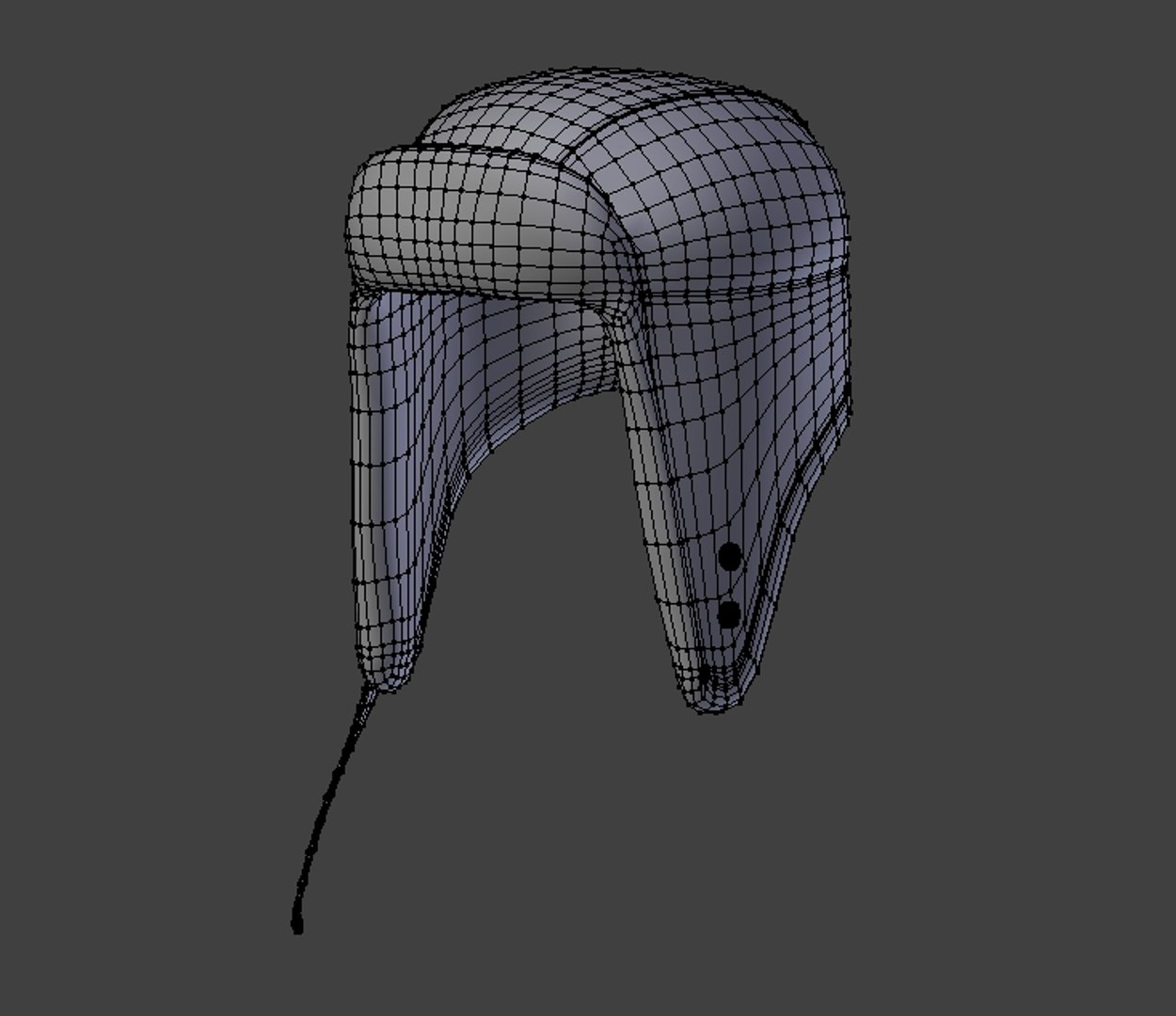 3d hat winter model