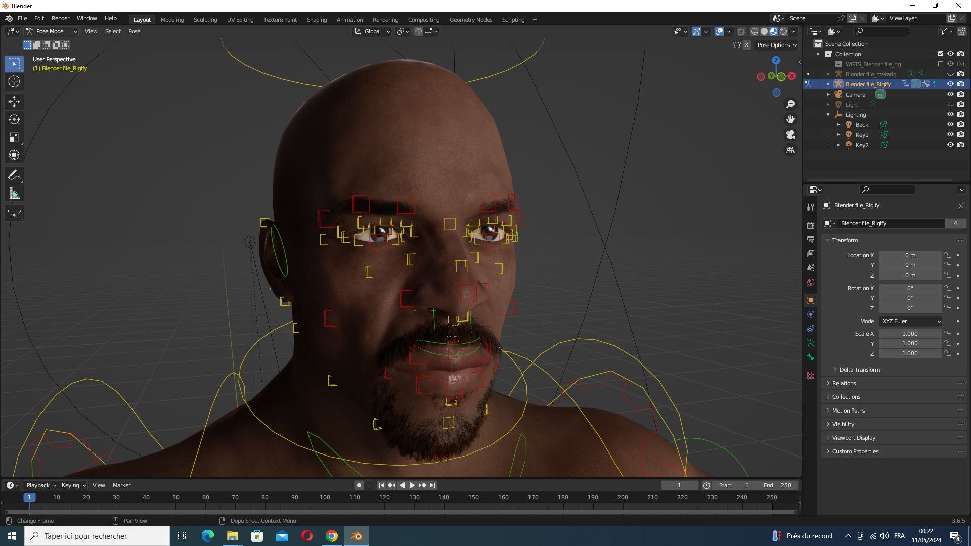 3D Model Terry Crews Realistic African American Man Low-poly ...