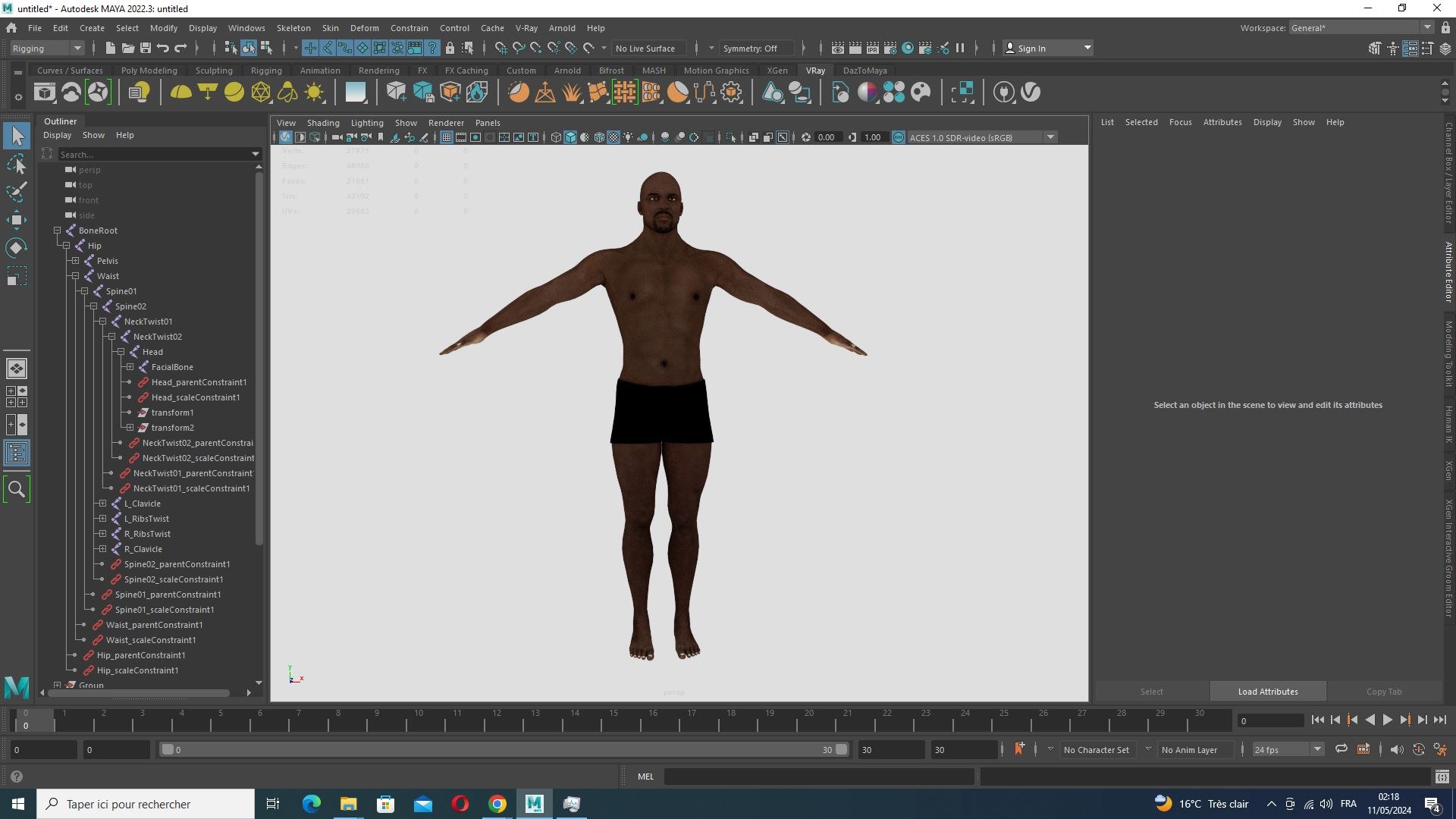 3D Model Terry Crews Realistic African American Man Low-poly ...