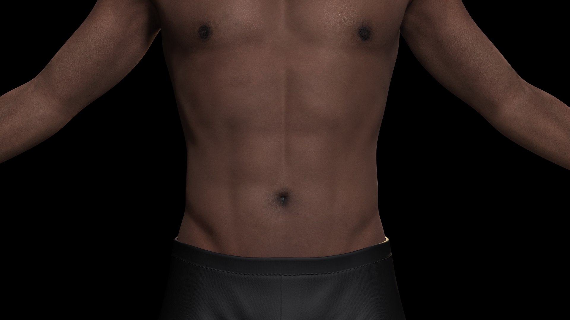 3D Model Terry Crews Realistic African American Man Low-poly ...