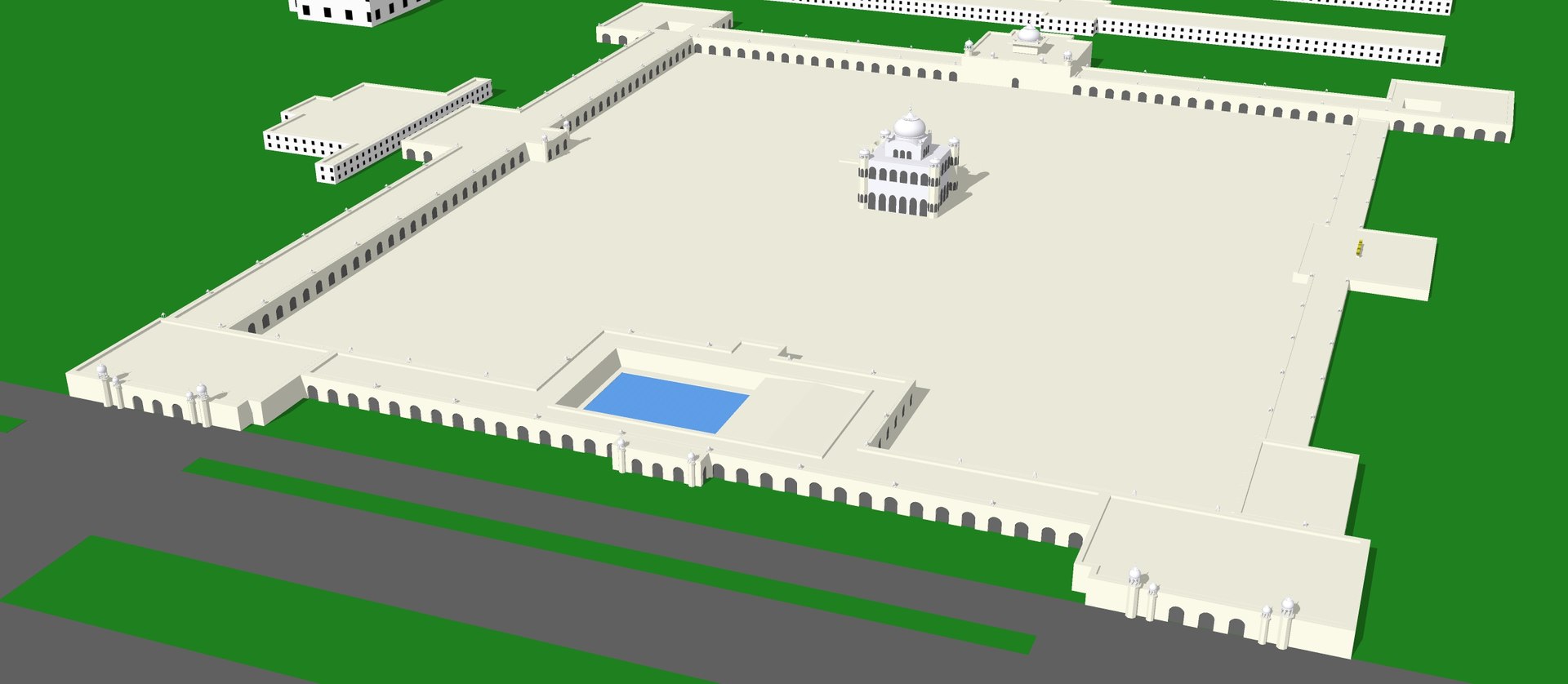 modelo 3d Gurdwara Darbar Sahib Kartarpur - TurboSquid 1789305