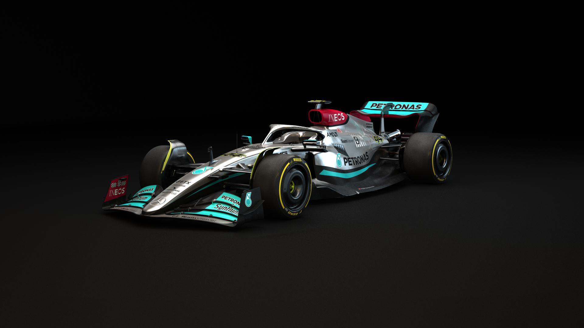 3D F1 Mercedes W13 2022 Model - TurboSquid 1884554